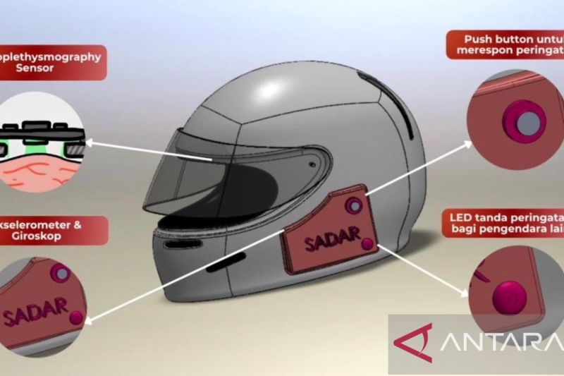 Helm Pintar Pendeteksi Kantuk untuk Pemotor